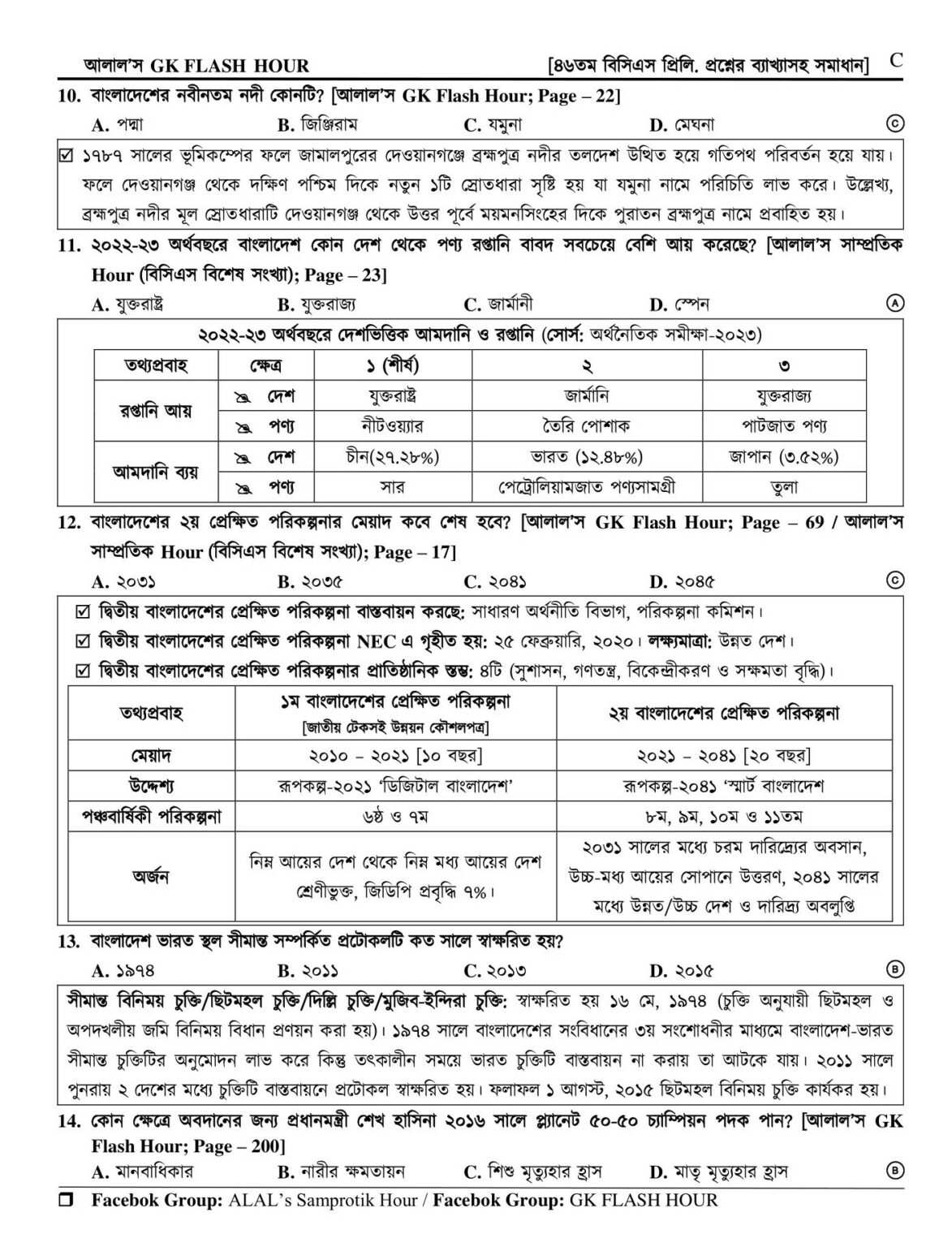 আলাল’স GK Flash Hour – Hour Publications